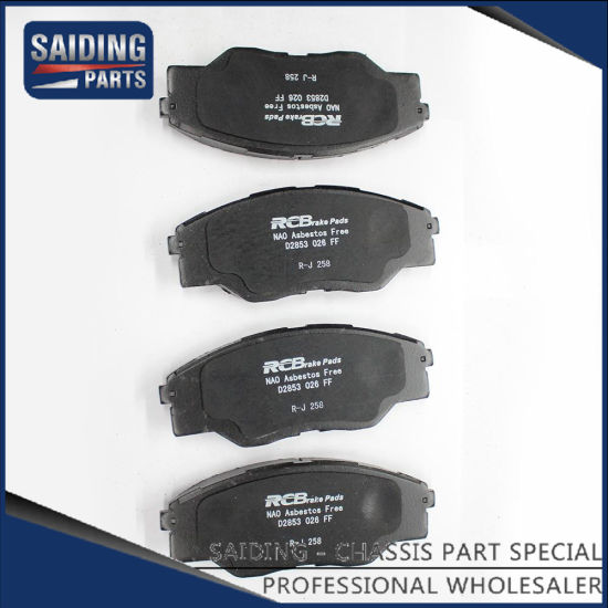 Auto Parts 04465-0K110 Car Brake Pads for Toyota Hilux 04465-0K380 ...